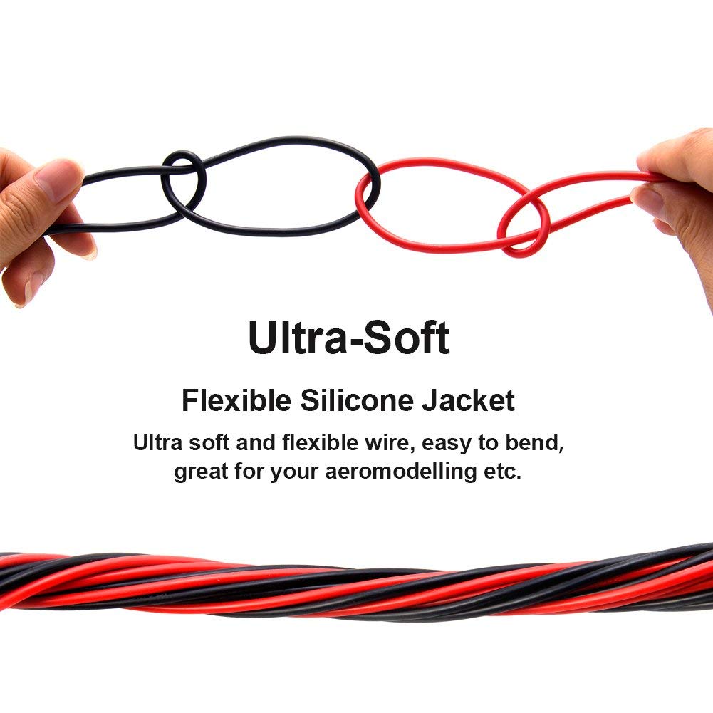 40 Feet Feet 14 Gauge Silicone Wire – MILAPEAK